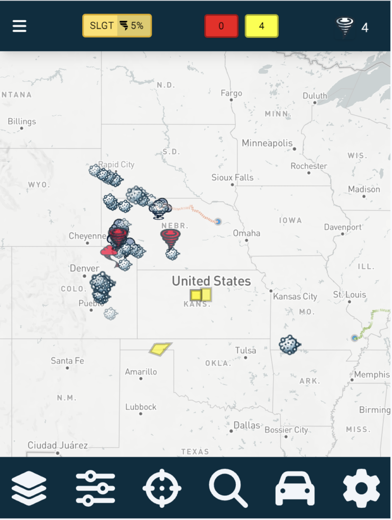 Many new cool features in StormCenter.app - https://www.stormchasingusa.com